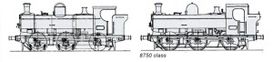 5700 0-6-0T GWR Collett 3600 – 3799, 4600 – 4699, 7700 – 7799, 8700 ...
