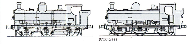 5700 0-6-0T GWR Collett 3600 – 3799, 4600 – 4699, 7700 – 7799, 8700 ...