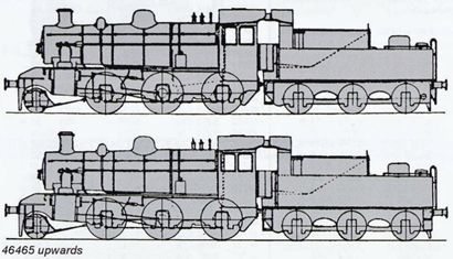 2MT 46400 – 46527 2-6-0 LMS Ivatt – Preserved British Steam Locomotives