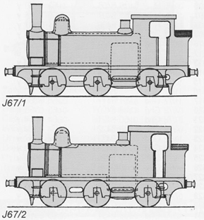 J67 & J69 68490 – 68636 & 43-45 0-6-0T GER Holden – Preserved British ...