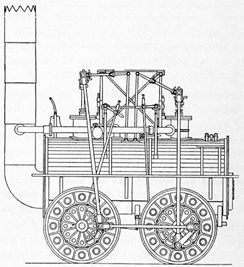 Locomotion No 1 0-4-0 Stockton & Darlington Railway George Stephenson ...