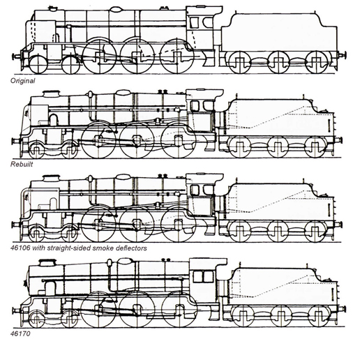 7P 46100 – 46170 4-6-0 LMS Fowler & Stanier Royal Scot – Preserved ...