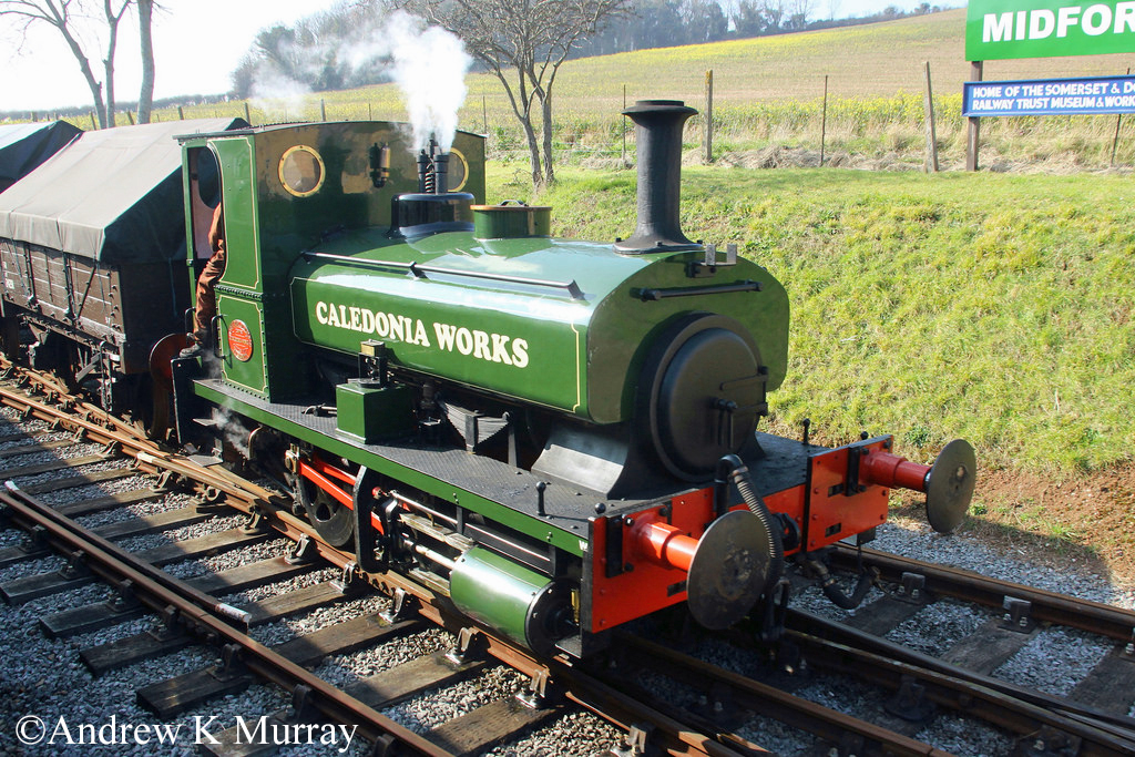 Andrew Barclays Works No 1219 Caledonian Works 0-4-0ST – Preserved ...