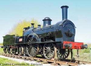 2-2-2 LNWR Bloomer – Preserved British Steam Locomotives