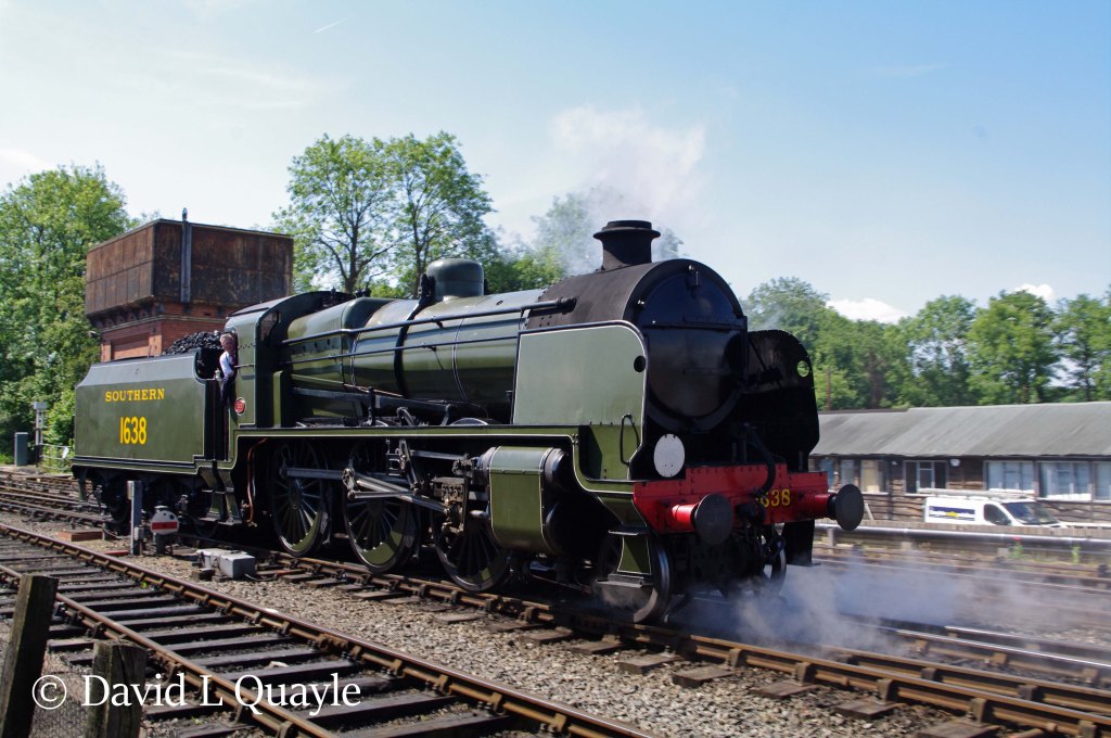 31638 (SR A638, SR 1638 & BR 31638) – Preserved British Steam Locomotives