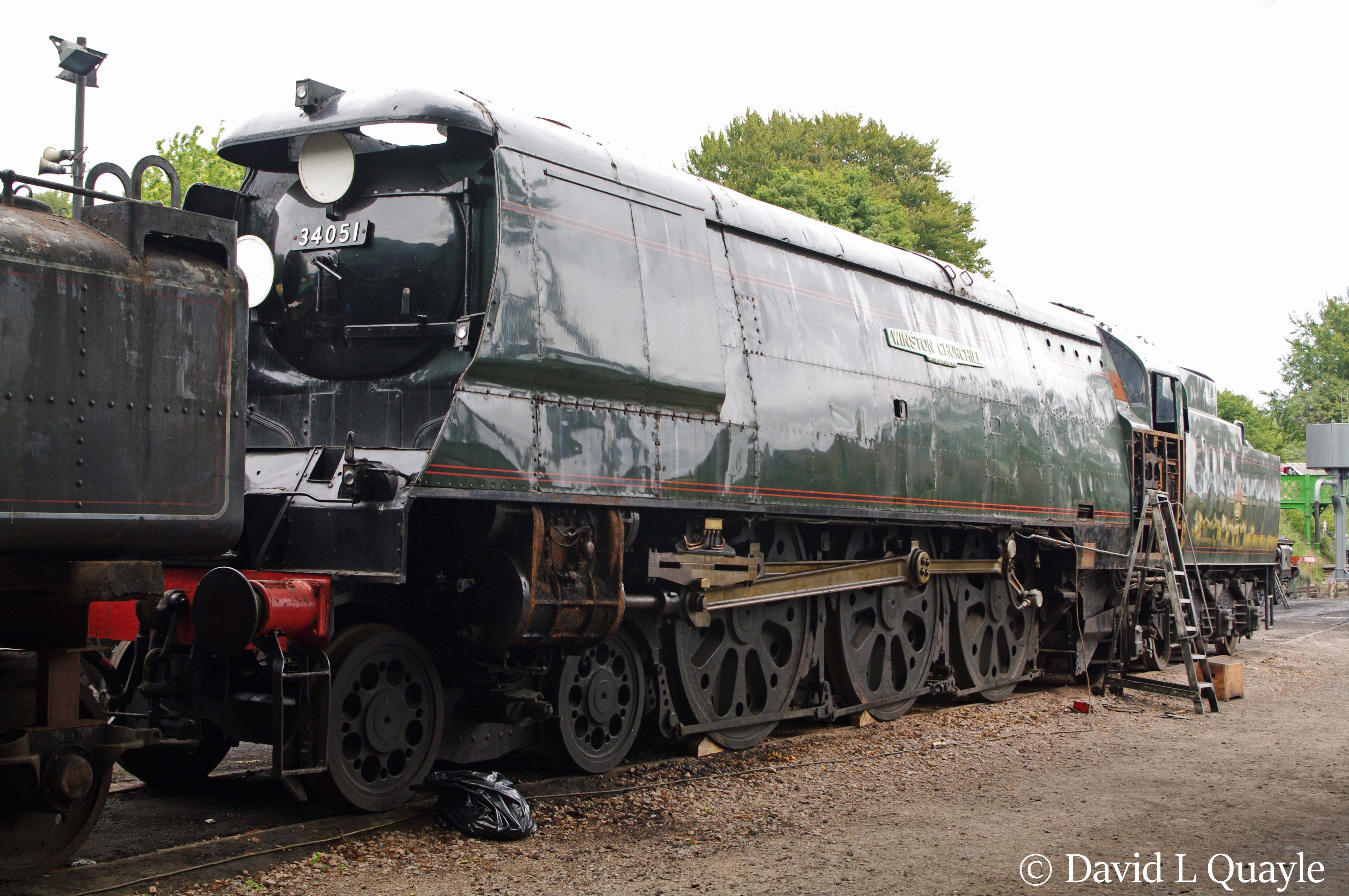 34051 Winston Churchill (SR 21C151 & BR 34051) – Preserved British ...