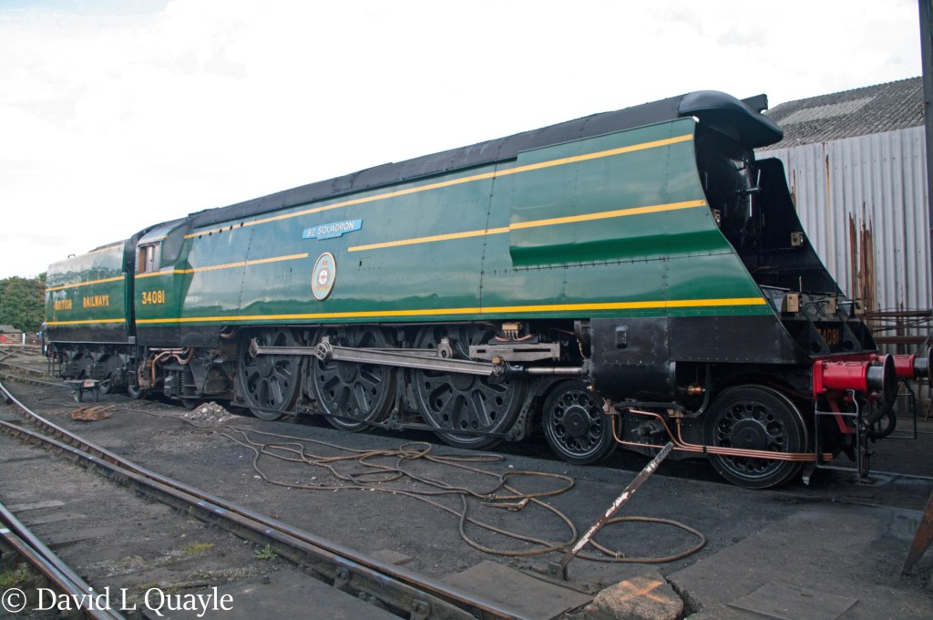 34081 92 Squadron – Preserved British Steam Locomotives