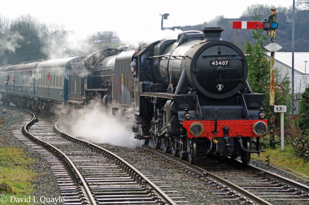 45407 (LMS 5407 & BR 45407) – Preserved British Steam Locomotives