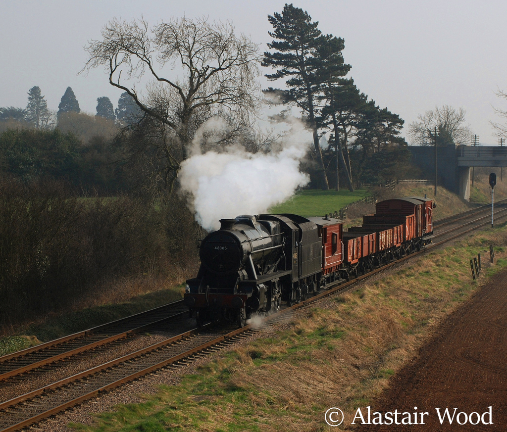 48305 (LMS 8303 & BR 48305) – Preserved British Steam Locomotives