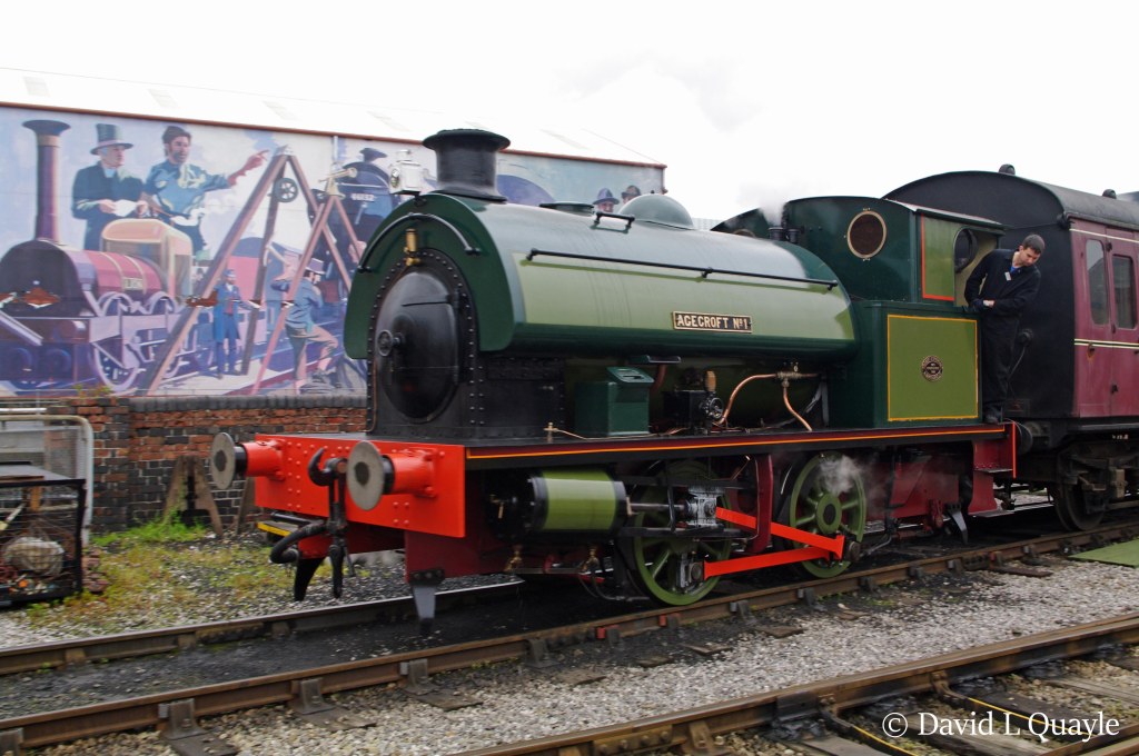 Robert Stephenson & Hawthorn Works No 7416 Agecroft No 1 0-4-0ST ...