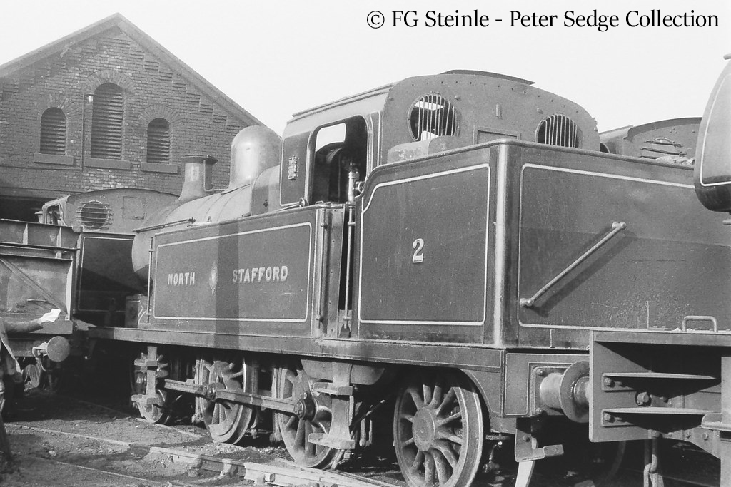 2 0-6-2T North Staffordshire Railway L Class – Preserved British Steam ...