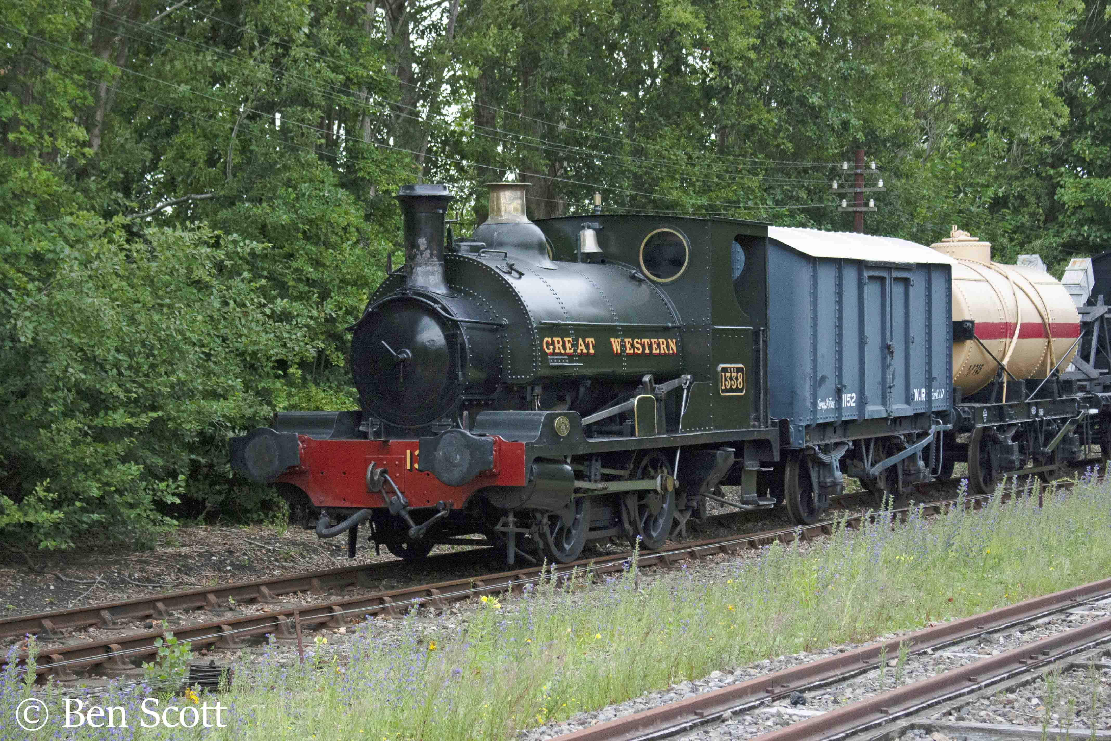 1338 Cardiff Railway 0-4-0ST – Preserved British Steam Locomotives