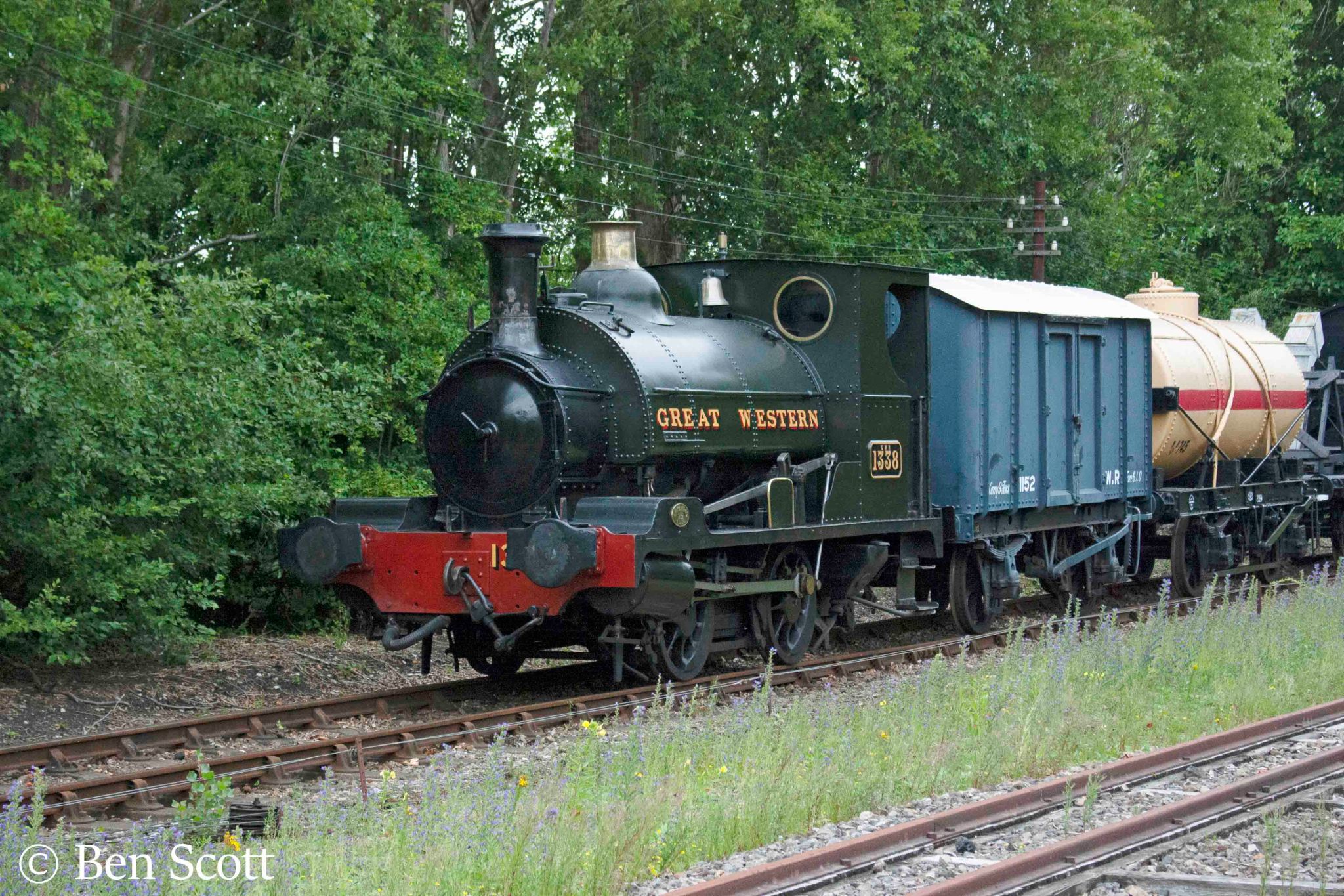 1338 Cardiff Railway 0-4-0ST – Preserved British Steam Locomotives