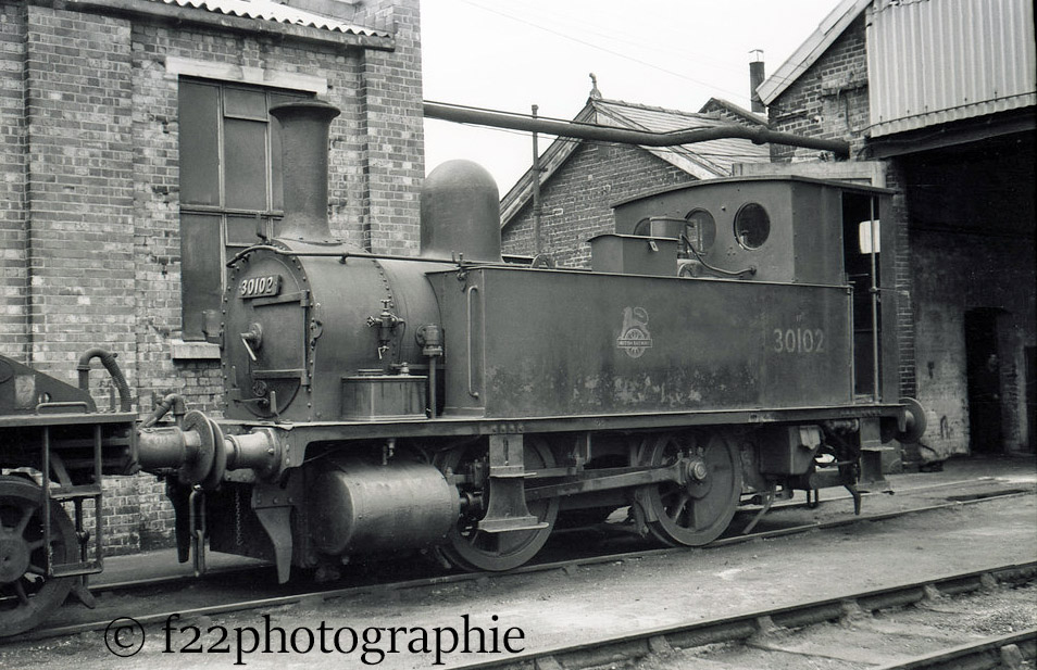 30102 (LSWR 102, SR E102 & BR 30102) – Preserved British Steam Locomotives