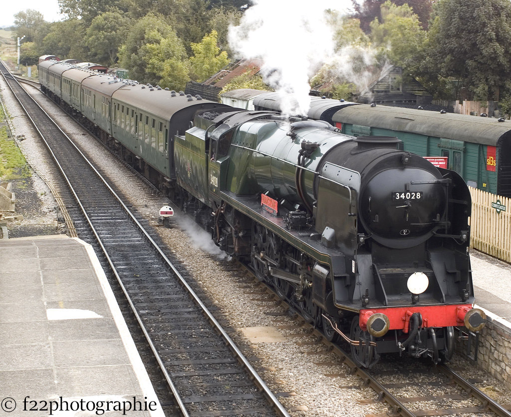 34028 Eddystone (SR 21C128 & BR 34028) – Preserved British Steam ...
