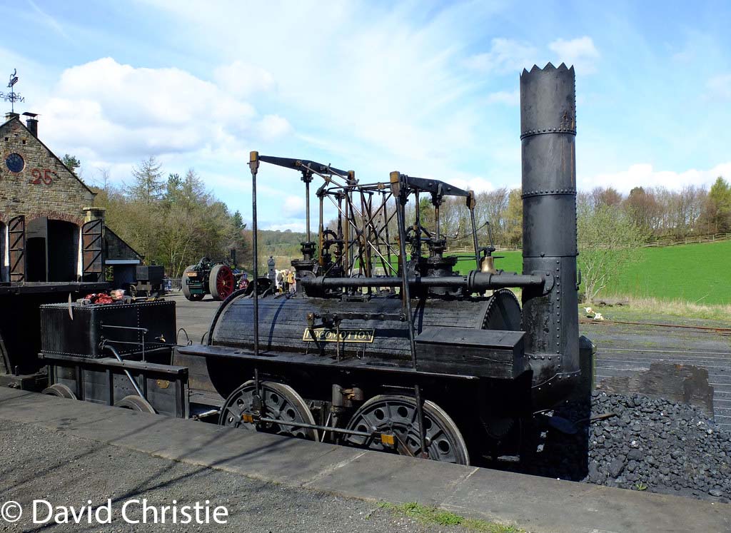 Locomotion No 1 0-4-0 Stockton & Darlington Railway George Stephenson ...