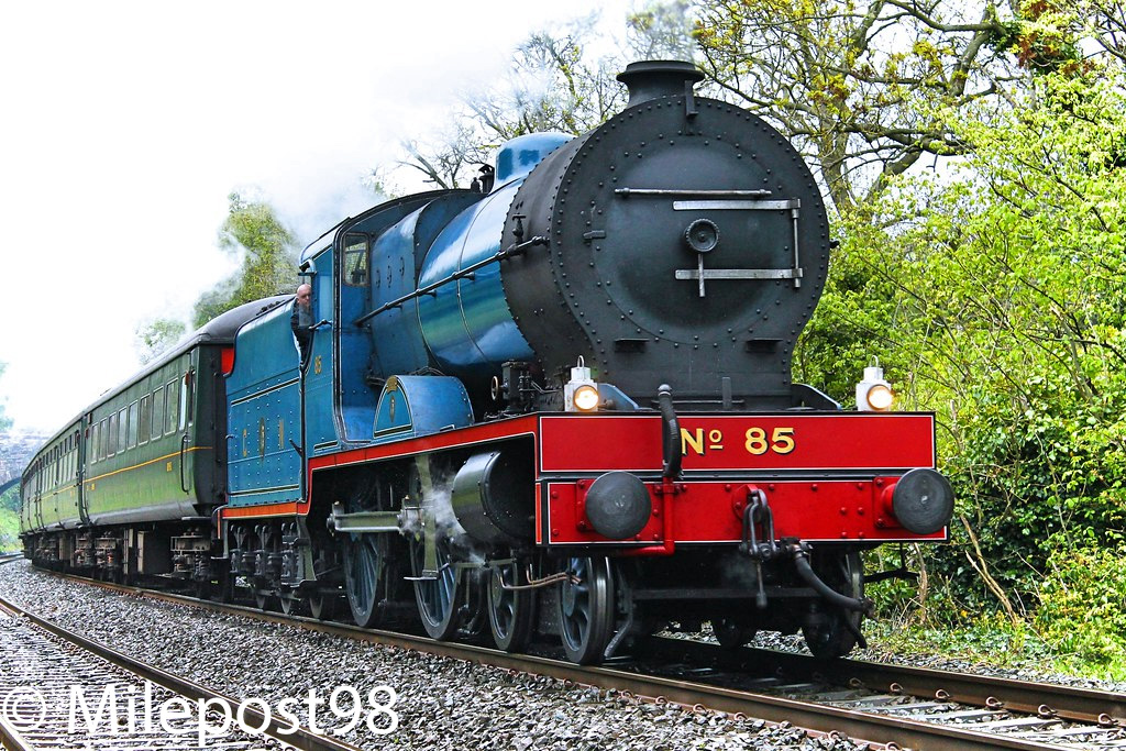 85 Merlin Great Northern Railway 4-4-0 Class V G T Glover Beyer Peacock ...
