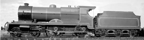 85 Merlin Great Northern Railway 4-4-0 Class V G T Glover Beyer Peacock ...