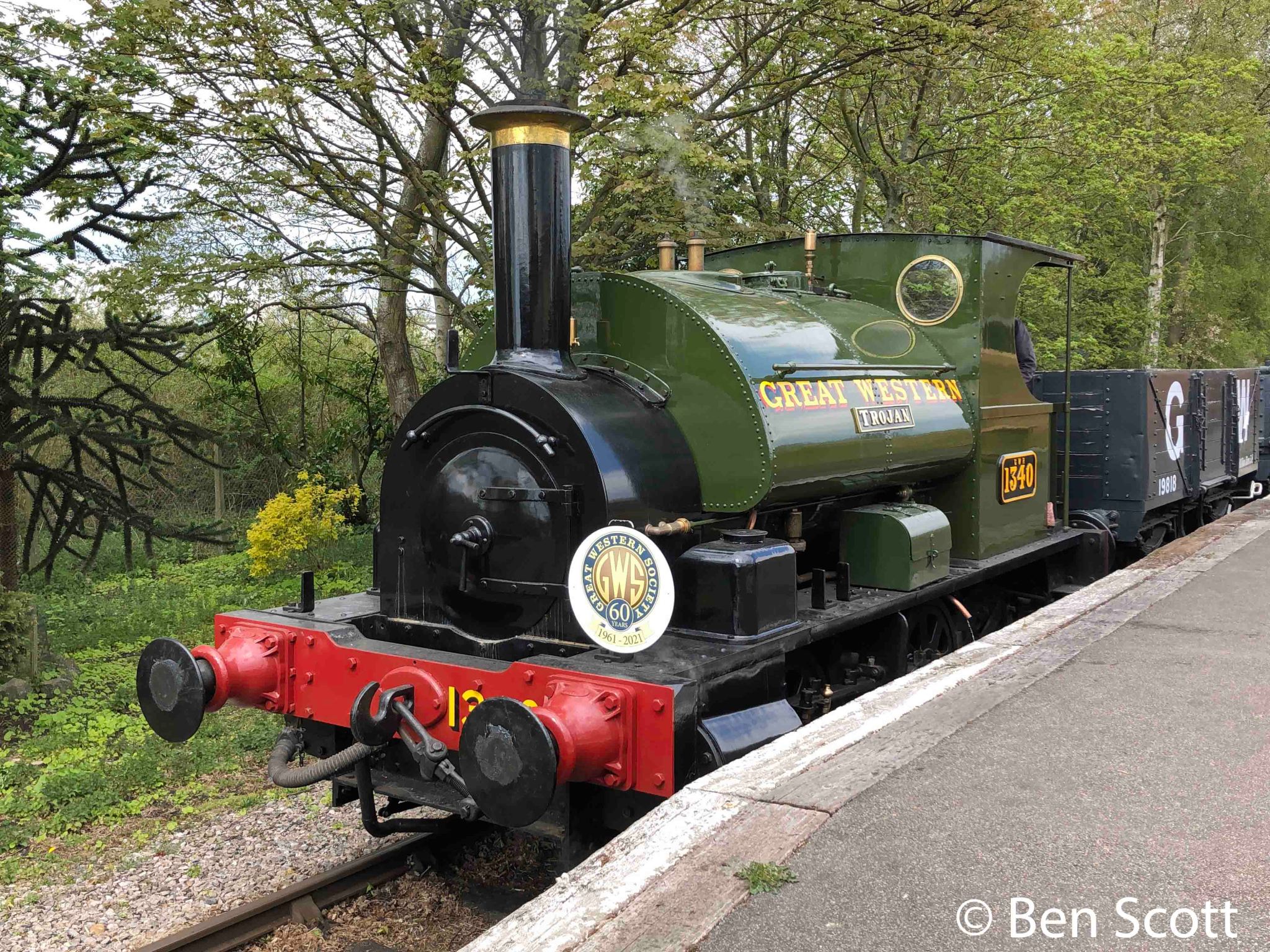 1340 Alexandra Dock Railway 0-4-0ST – Preserved British Steam Locomotives