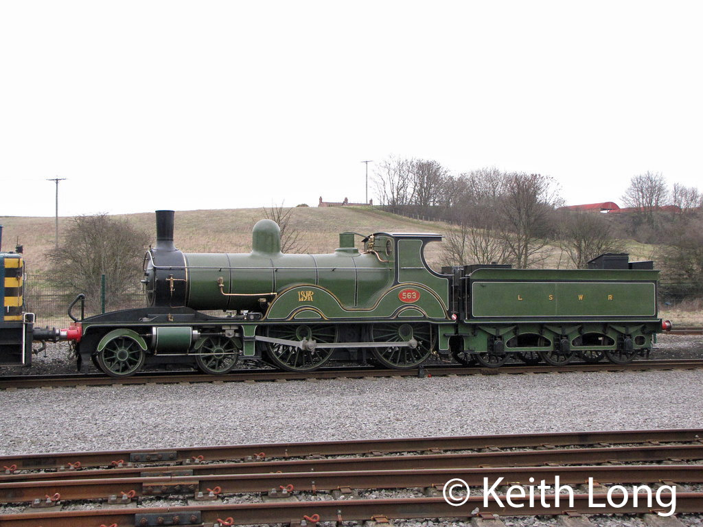 563 (LSWR 563, SR E563 & SR 563) – Preserved British Steam Locomotives