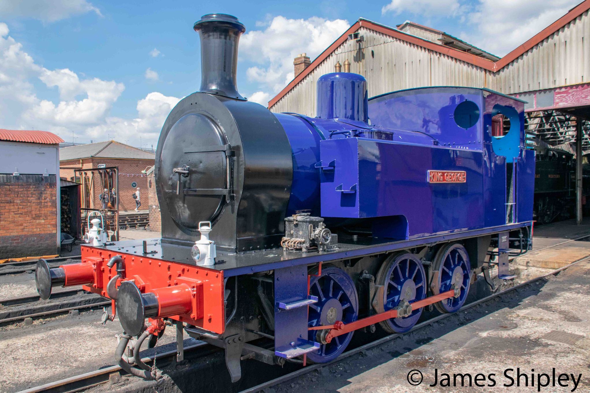 Hunslet Works No 2409 King George 0-6-0ST – Preserved British Steam ...
