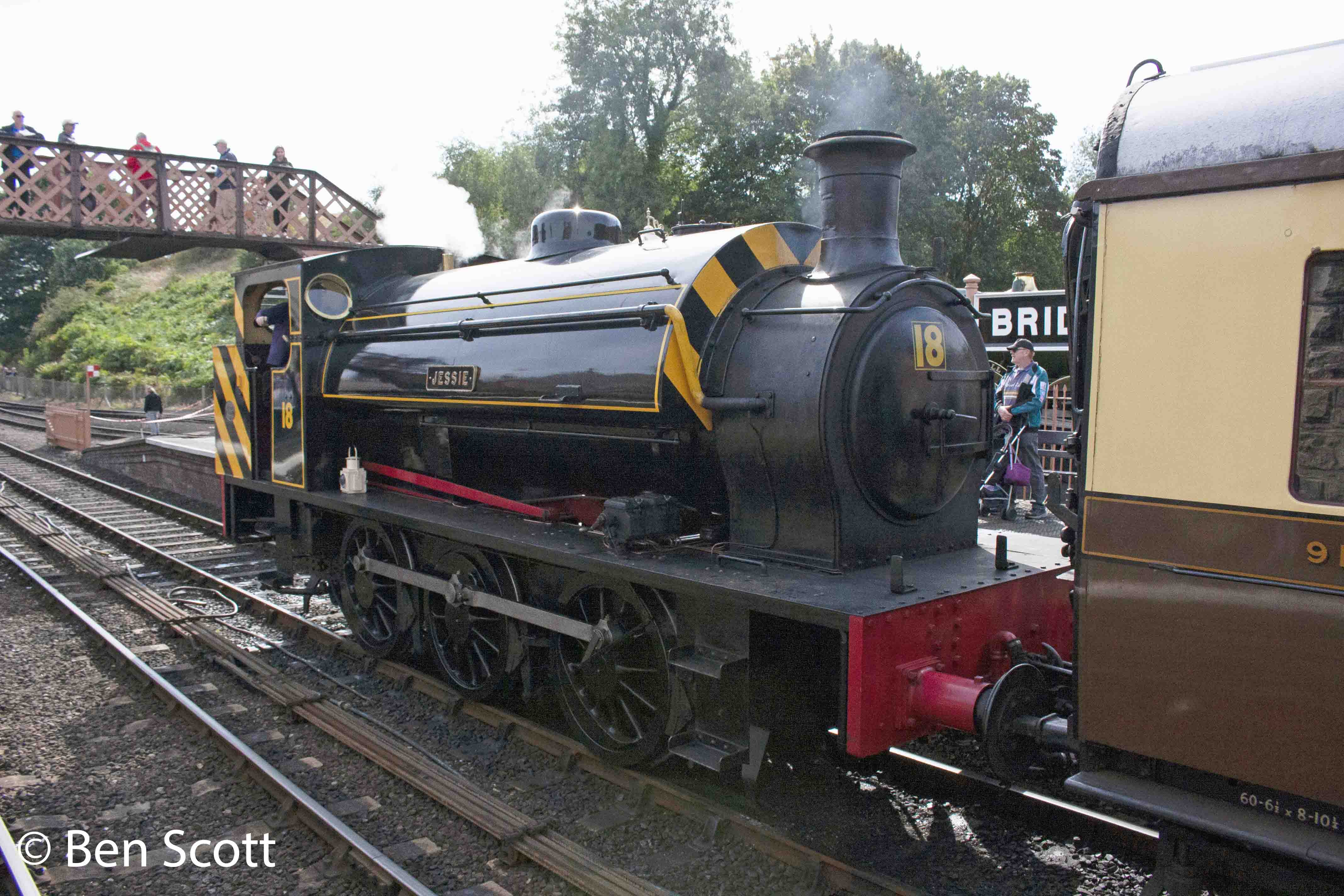 Hunslet Works No 1873 Jessie 0-6-0ST – Preserved British Steam Locomotives