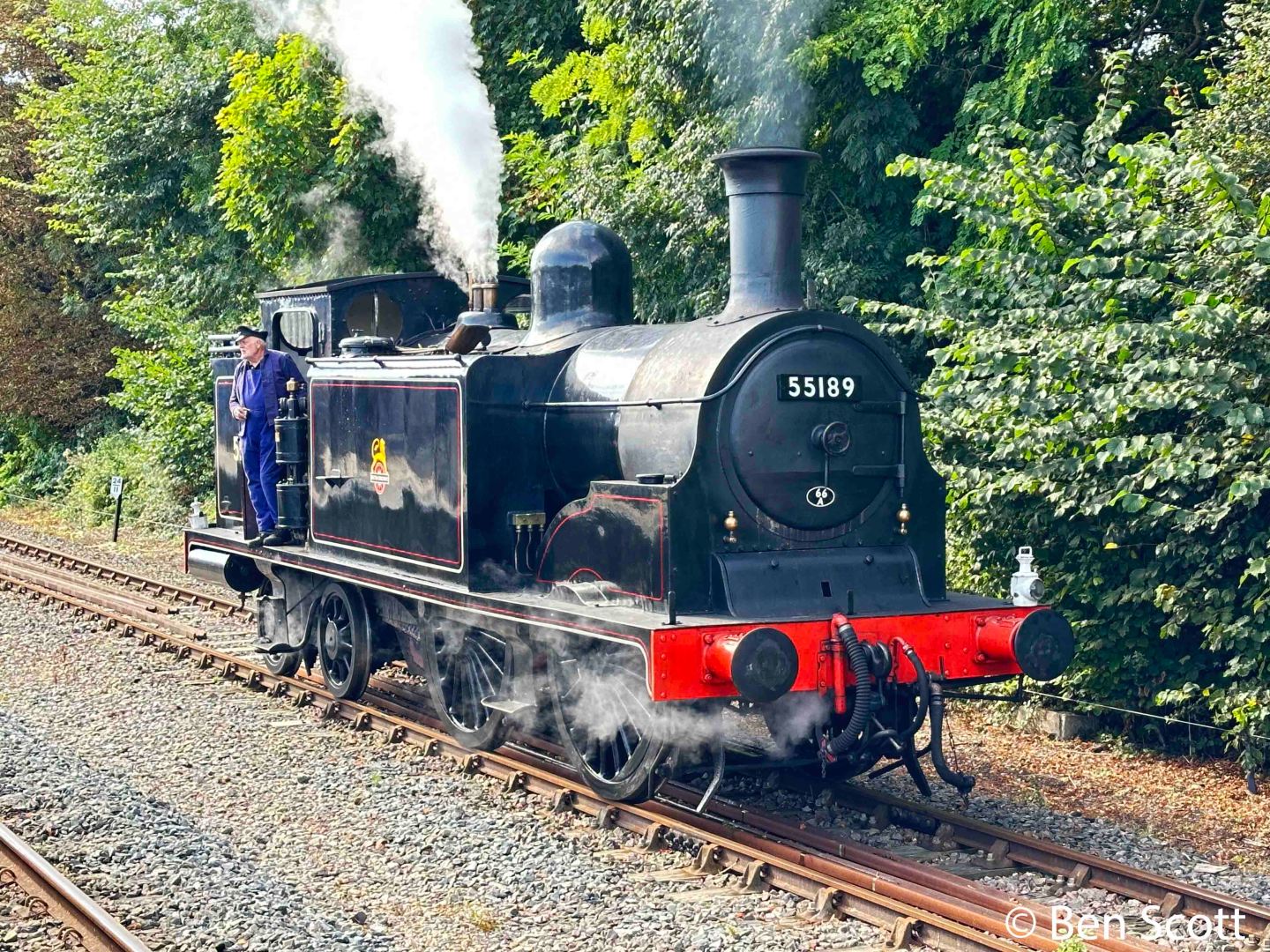 55189 (CR 419, LMS 15189 & BR 55189) – Preserved British Steam Locomotives