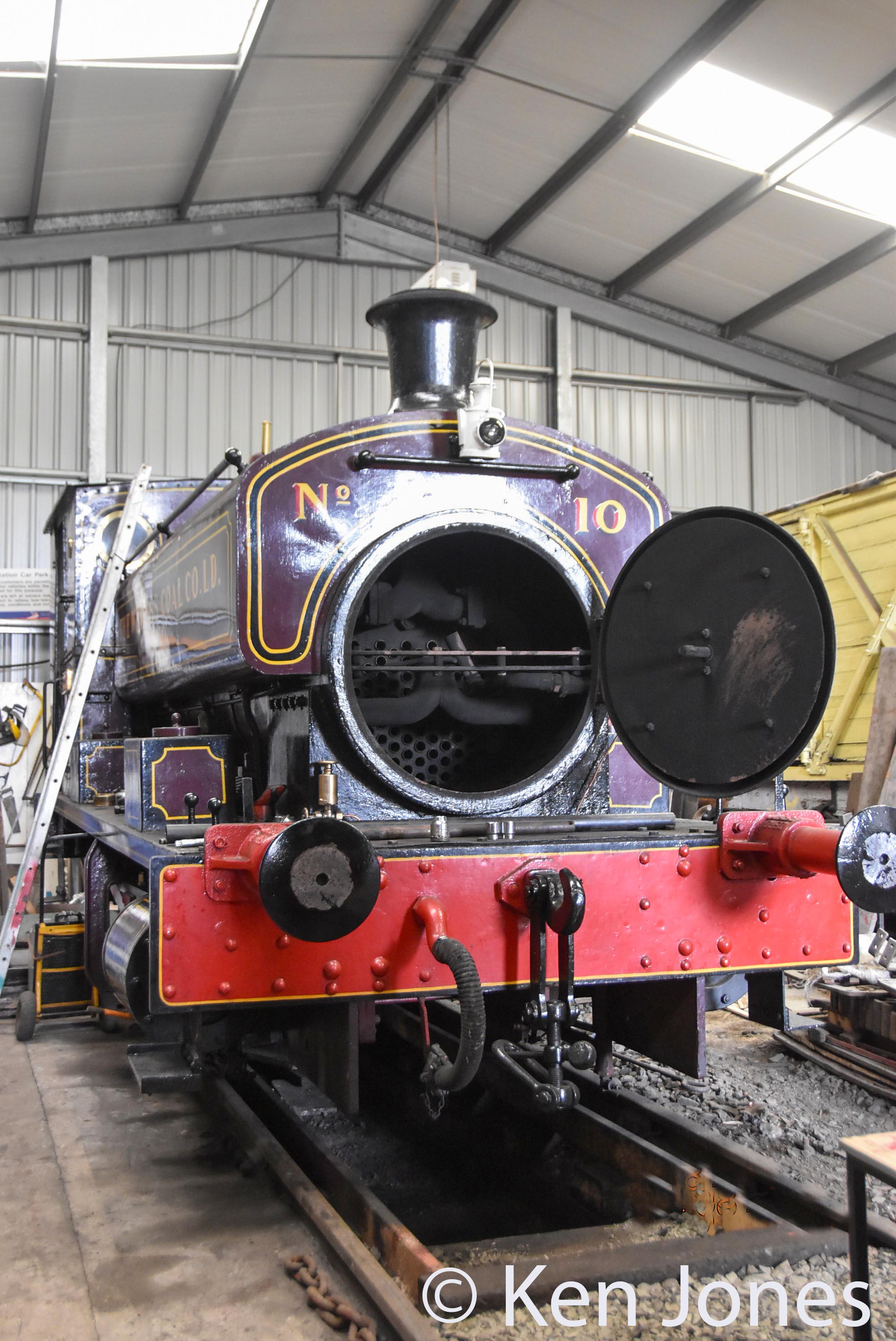 Andrew Barclay Works No 1890 Forth No 10 – Preserved British Steam ...