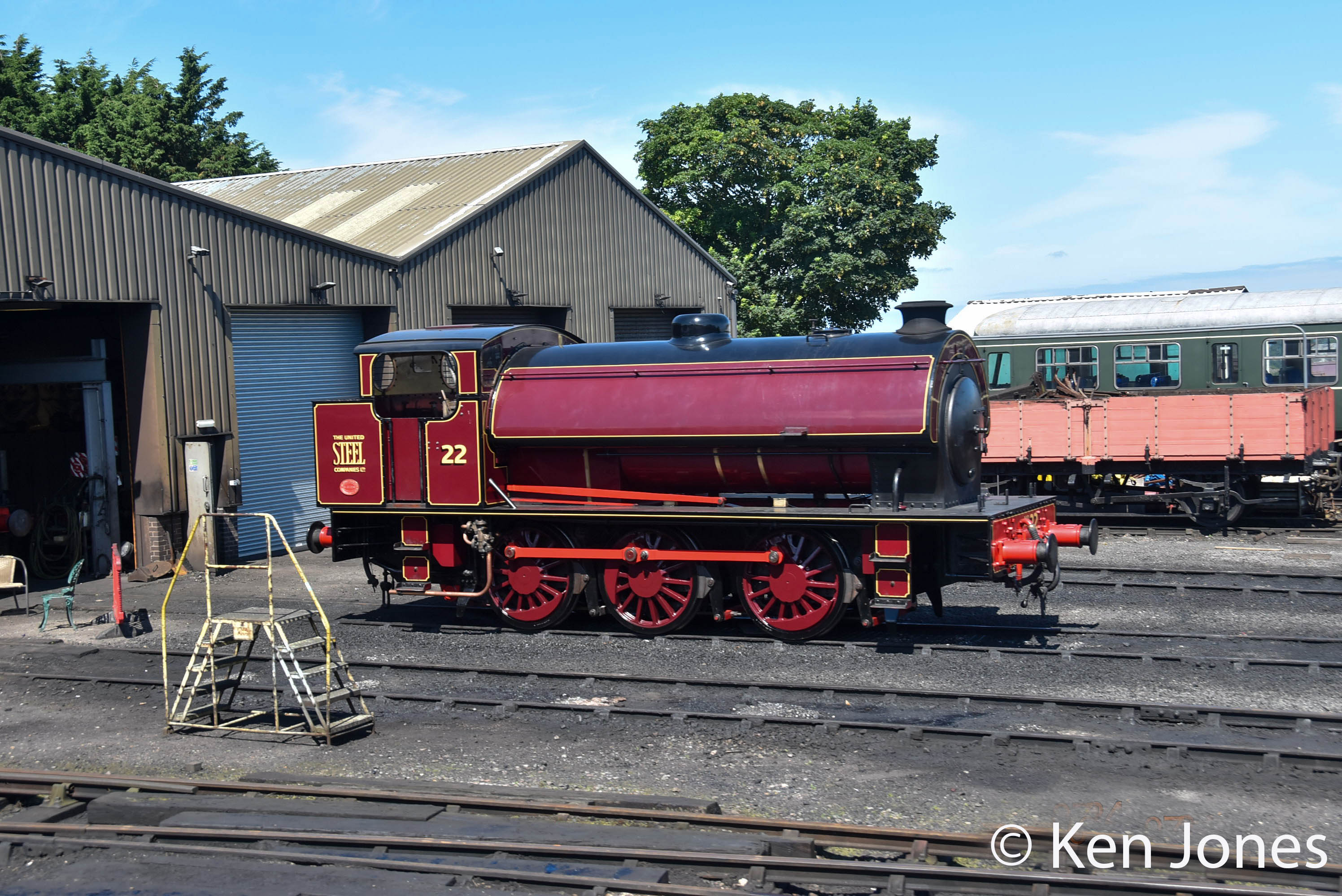 Hunslet Works No 3844 3846 United Steel Company No 22 0-6-0ST ...